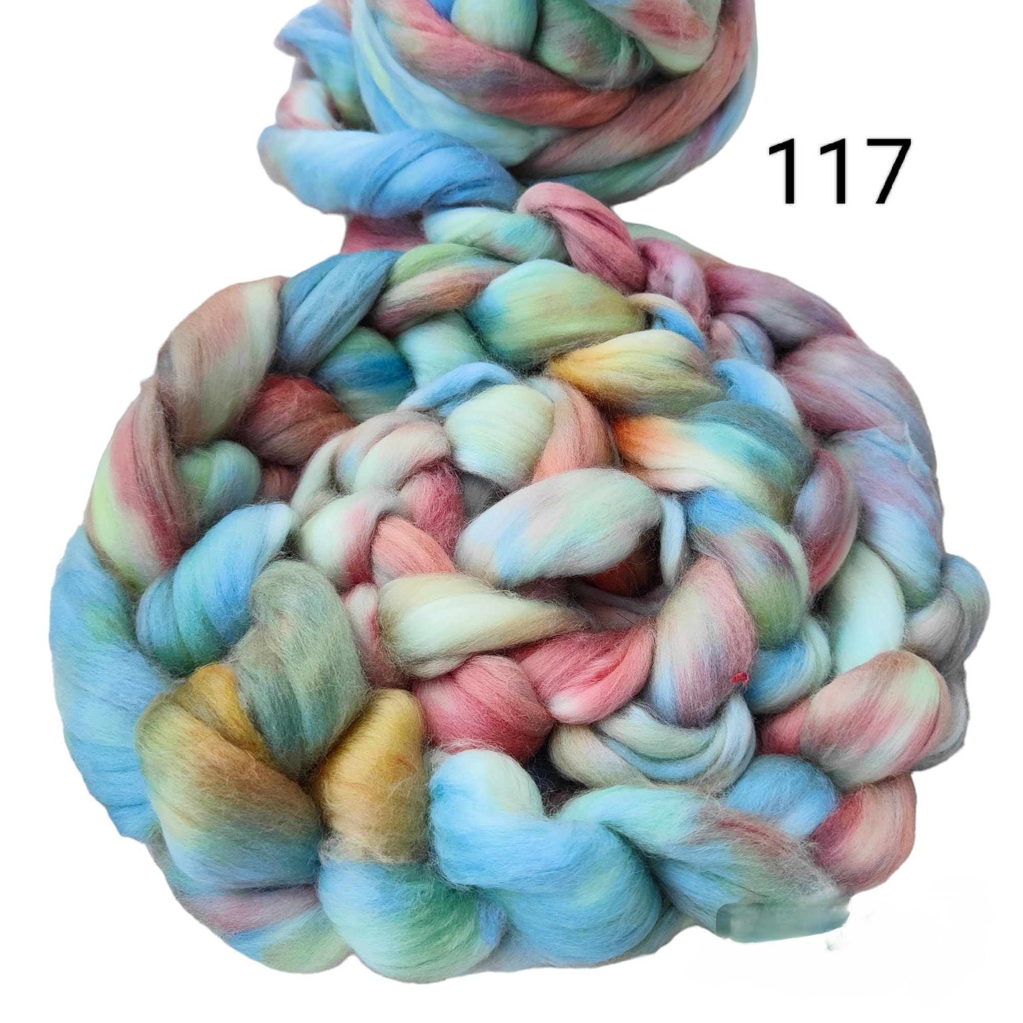 Roving, 18 Mic Merino Wool Felting, Wool Roving, Wool for Felting ...