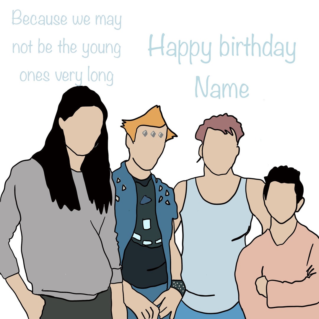 Personalised Young Ones Birthday Card - Etsy