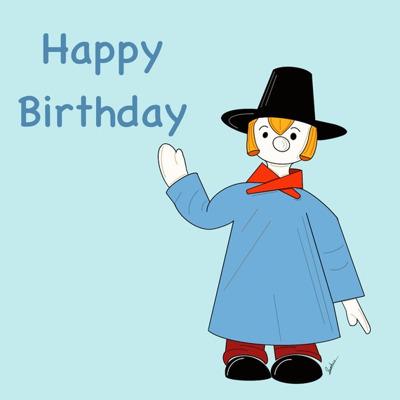Personalised Windy Miller Birthday Card - Etsy