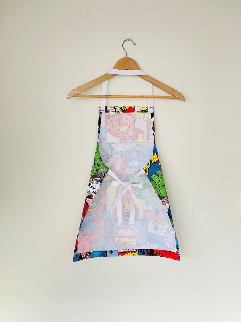 BOYS SUPERHERO Apron Art Smocks Cooking Chefs Costumes - Etsy Australia