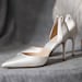 Wedding Heels White Wedding Shoes for Bride Pointed Toe - Etsy