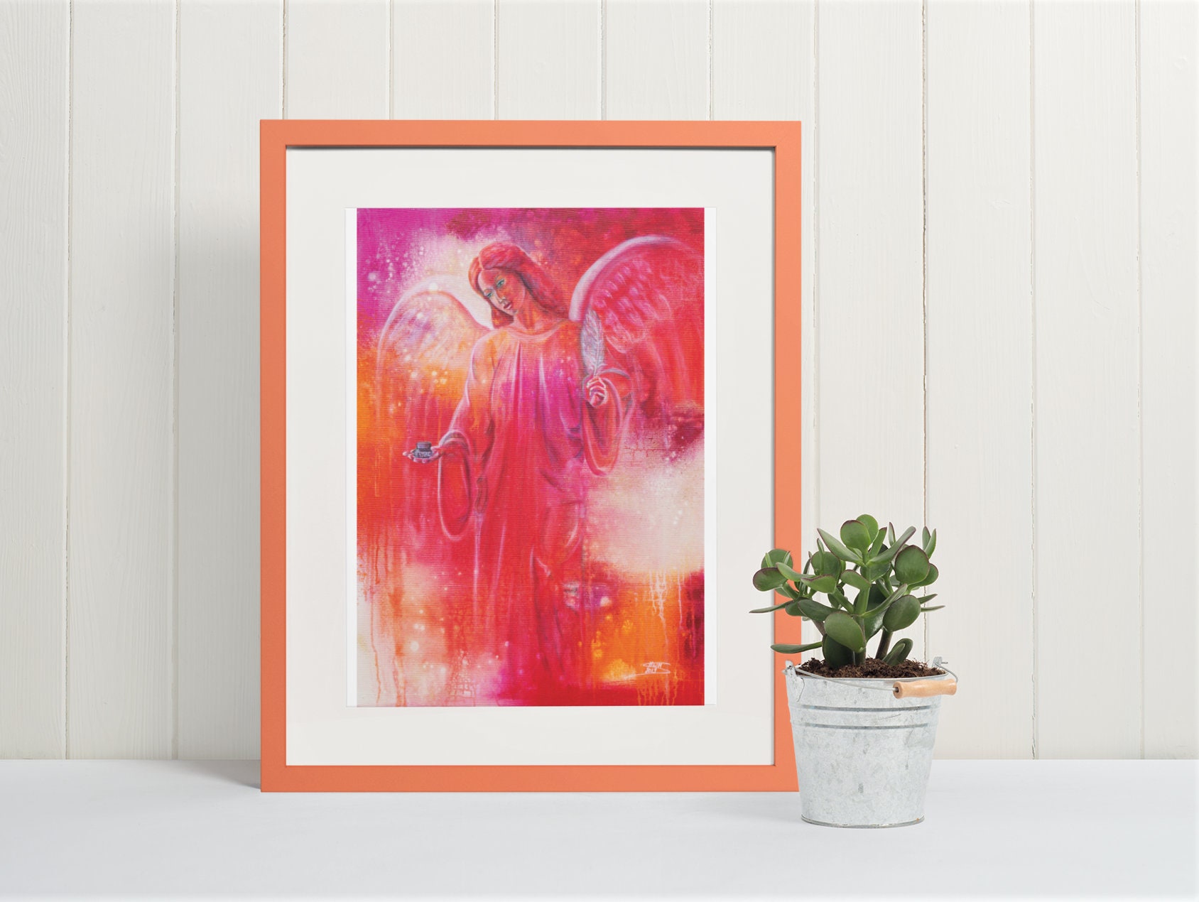 Angel ART CARDS SET, 5 Angel Cards, A4 - Etsy