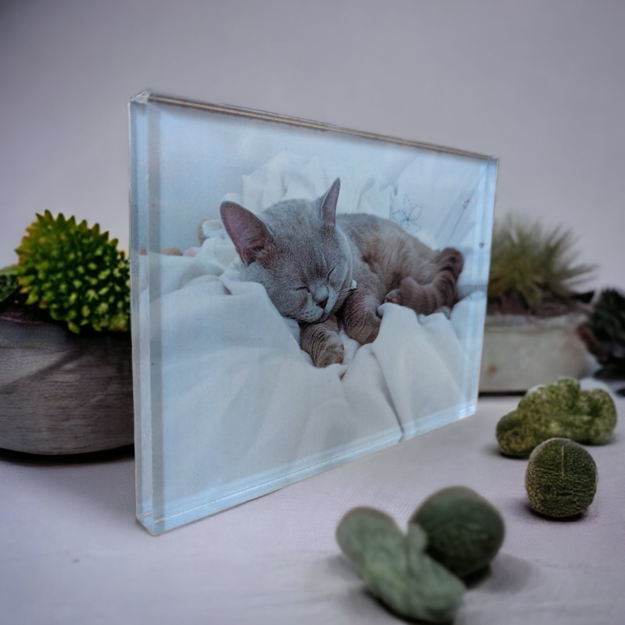 Personalised Photo Print Acrylic Block - Etsy UK