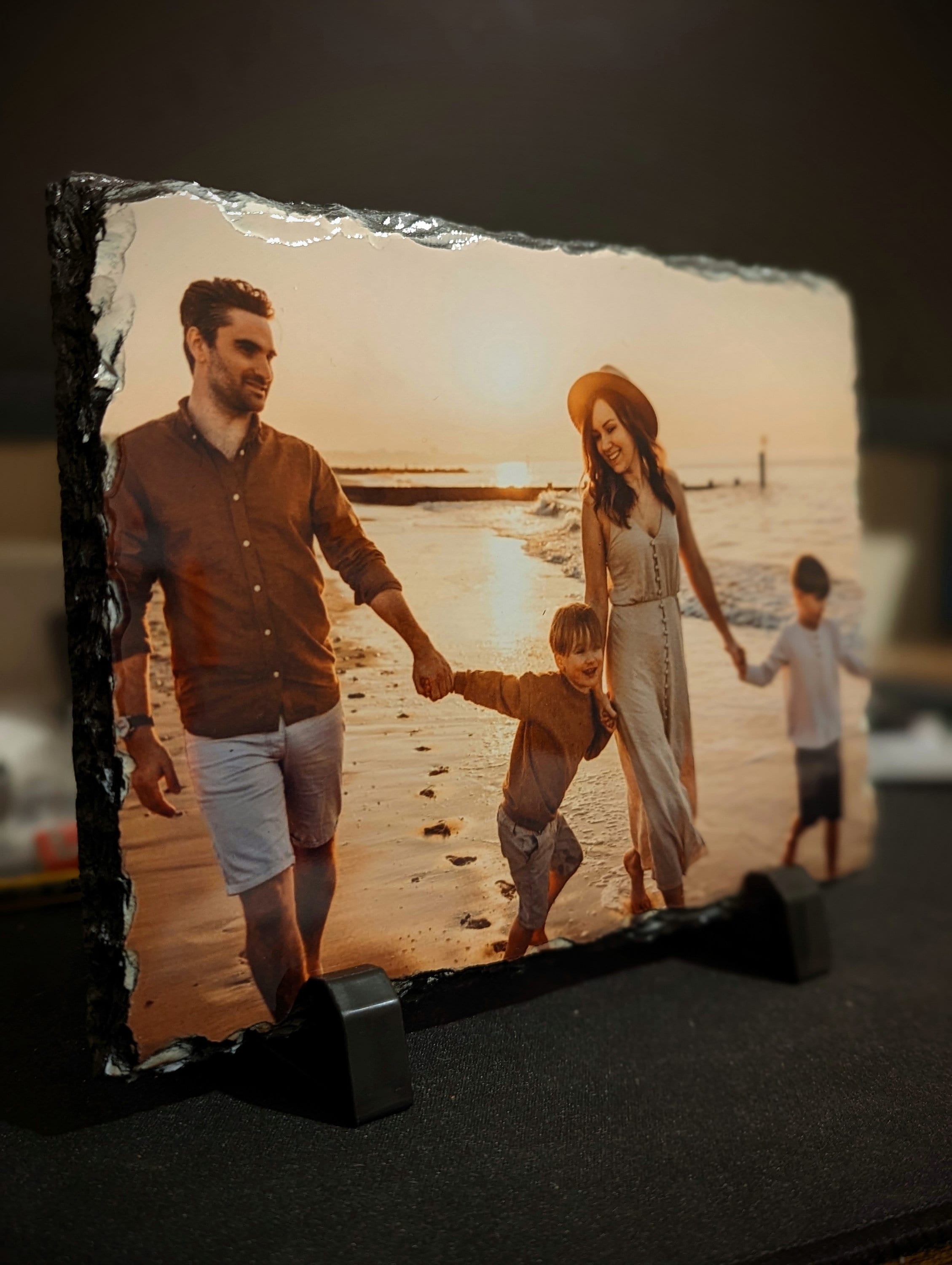 Personalised Custom Photo Printed Rock Slate - Etsy UK