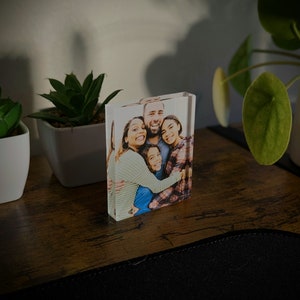 Personalised Photo Print Acrylic Block - Etsy UK