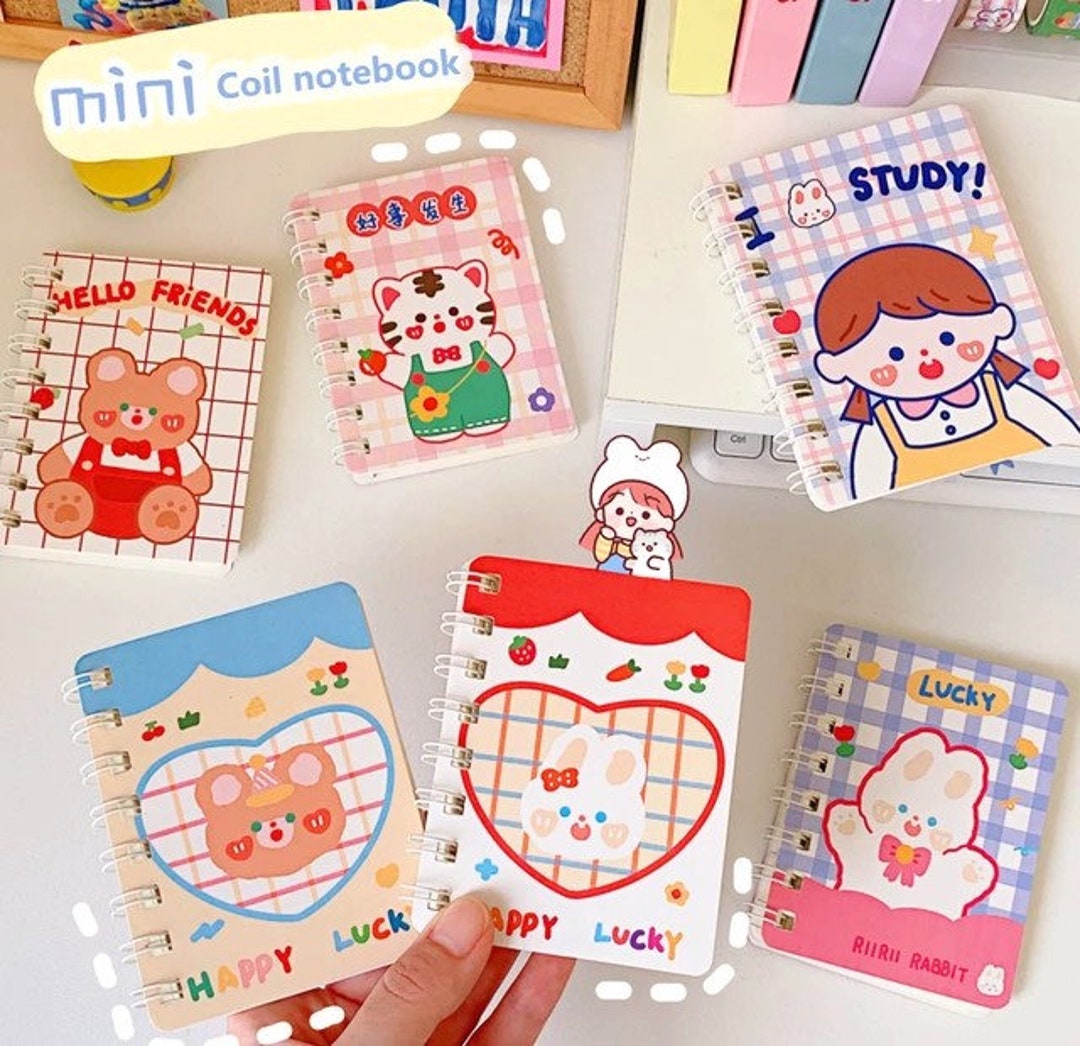 Cute Notebook, Bunny Stationery, Kawaii Notebook, Stationery Gift ...