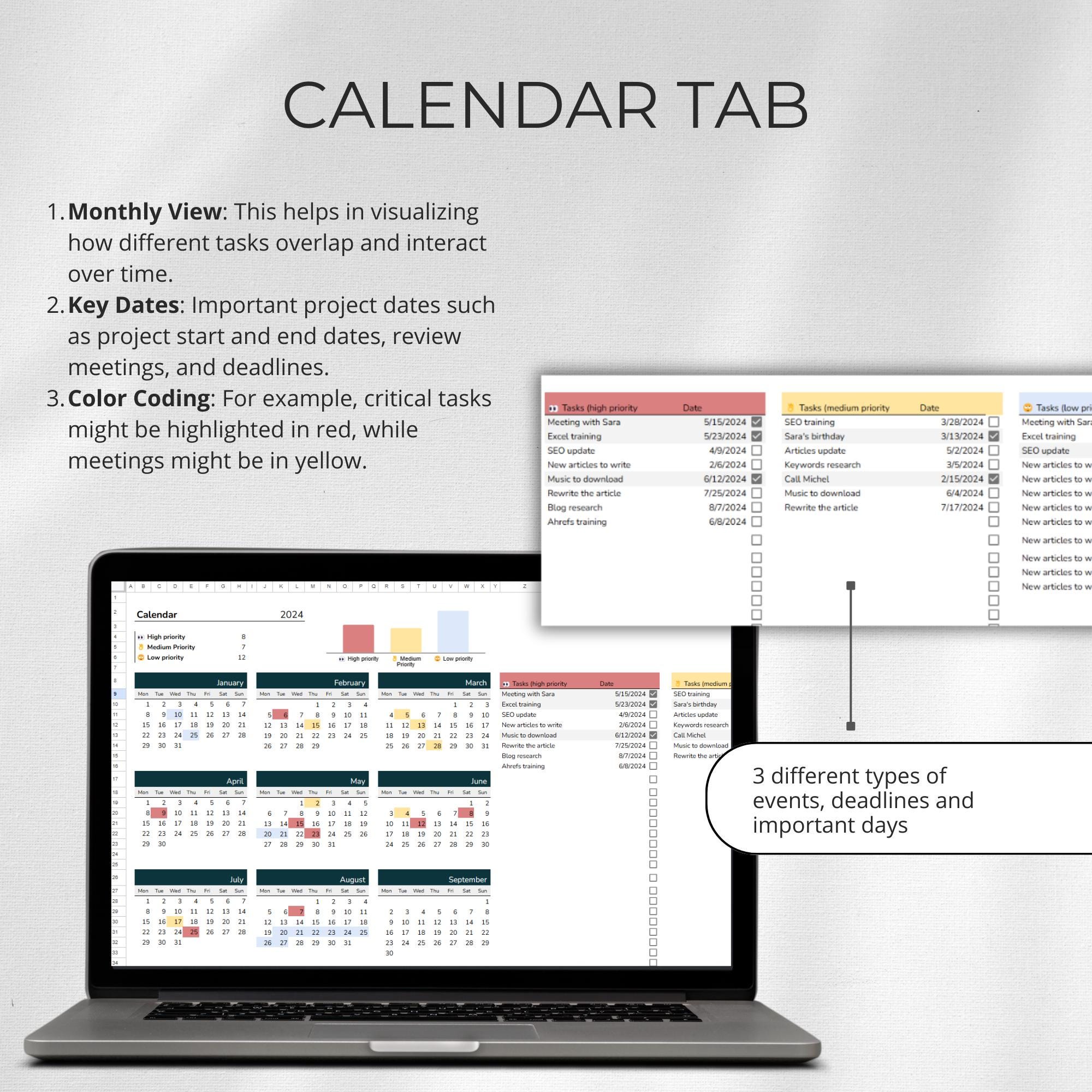 Client Tracker Google Sheets Template, Small Business CRM, Customer ...