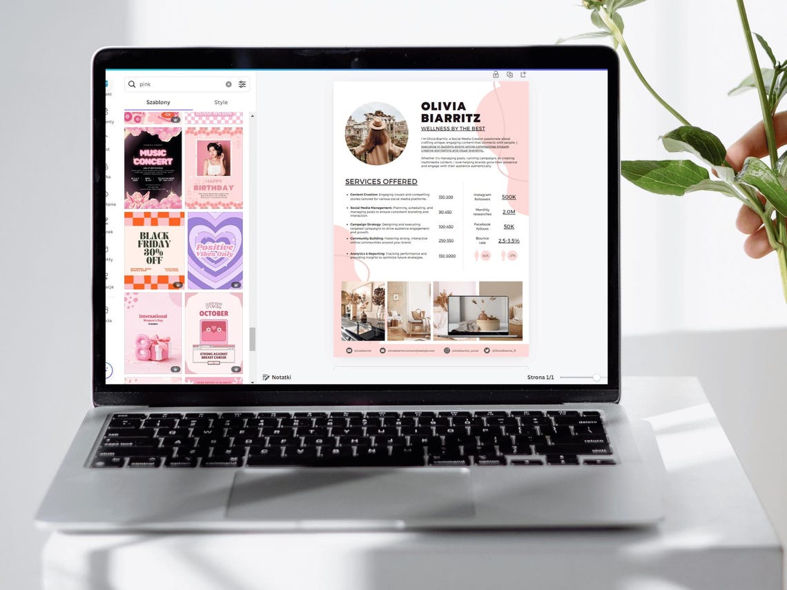 Editable UGC Creator Rate Card Template: Minimalist Pricing Sheet ...