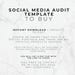 Social Media Audit Template & Analytics Kit Media Review Template, A4 ...