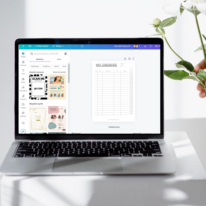 Order History Tracker Template: Printable Purchase Log (A4, US Letter ...