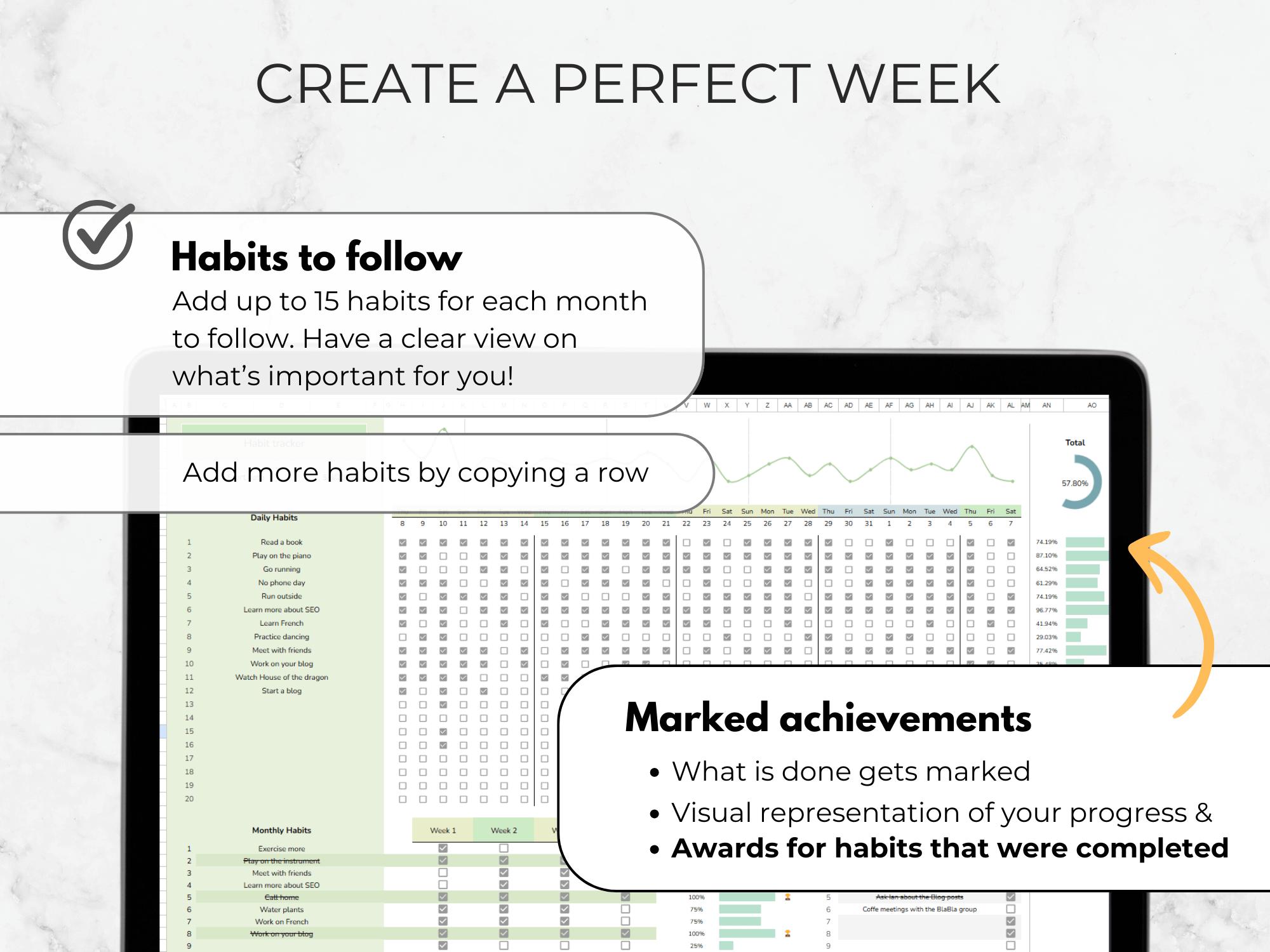 Google Sheets Weekly Planner: 2025-2026 Task Tracker (digital Download ...
