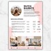 Editable UGC Creator Rate Card Template: Minimalist Pricing Sheet ...