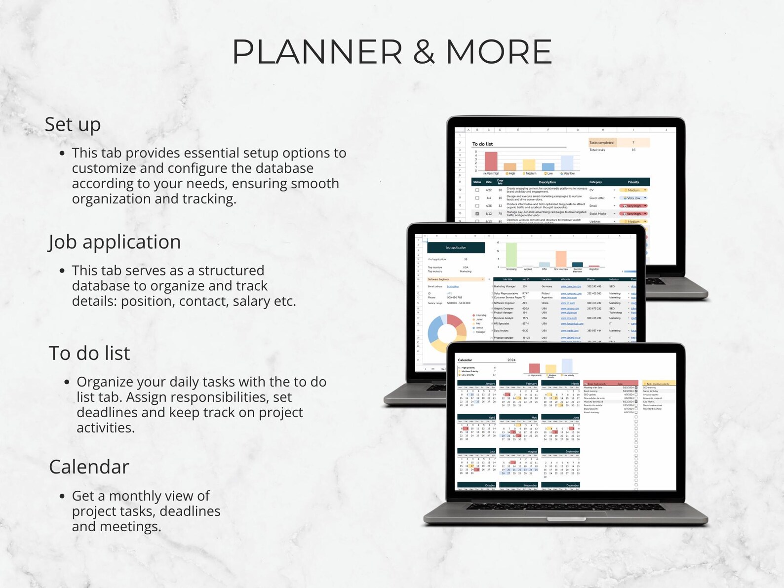 Job Application Tracker Google Sheets | Job Hunt Organizer | Track ...