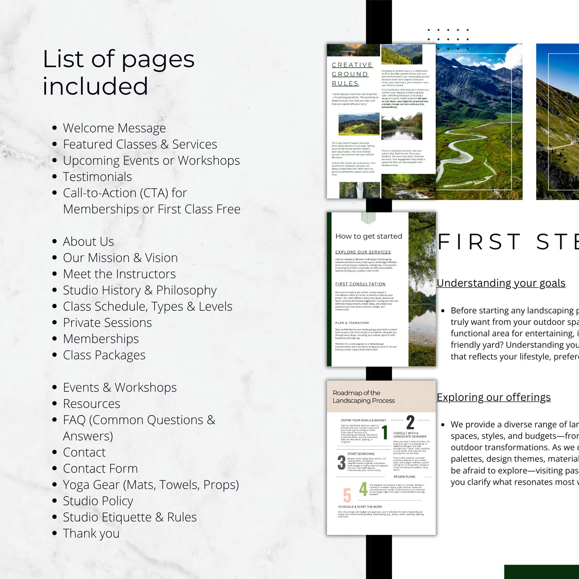 Landscaping Business Plan Template, PDF to Download - Etsy