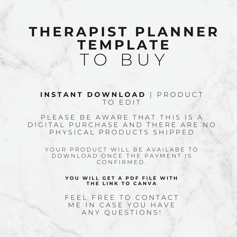 Therapist Session & Progress Notes Planner – Digital, Printable ...