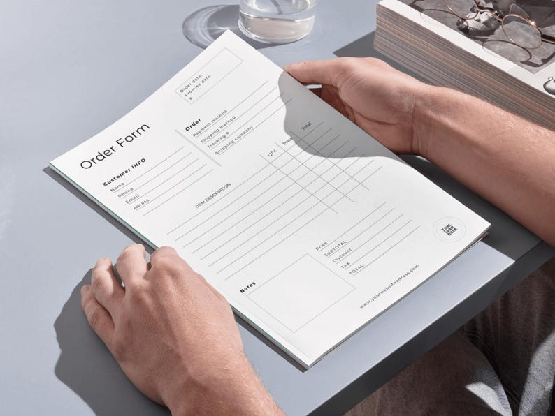 Editable Order Form Template: Small Business Purchase Order (A4/US ...