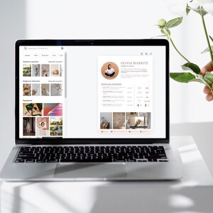 Modern Influencer Rate Card Template Customizable Content Creator Rate ...