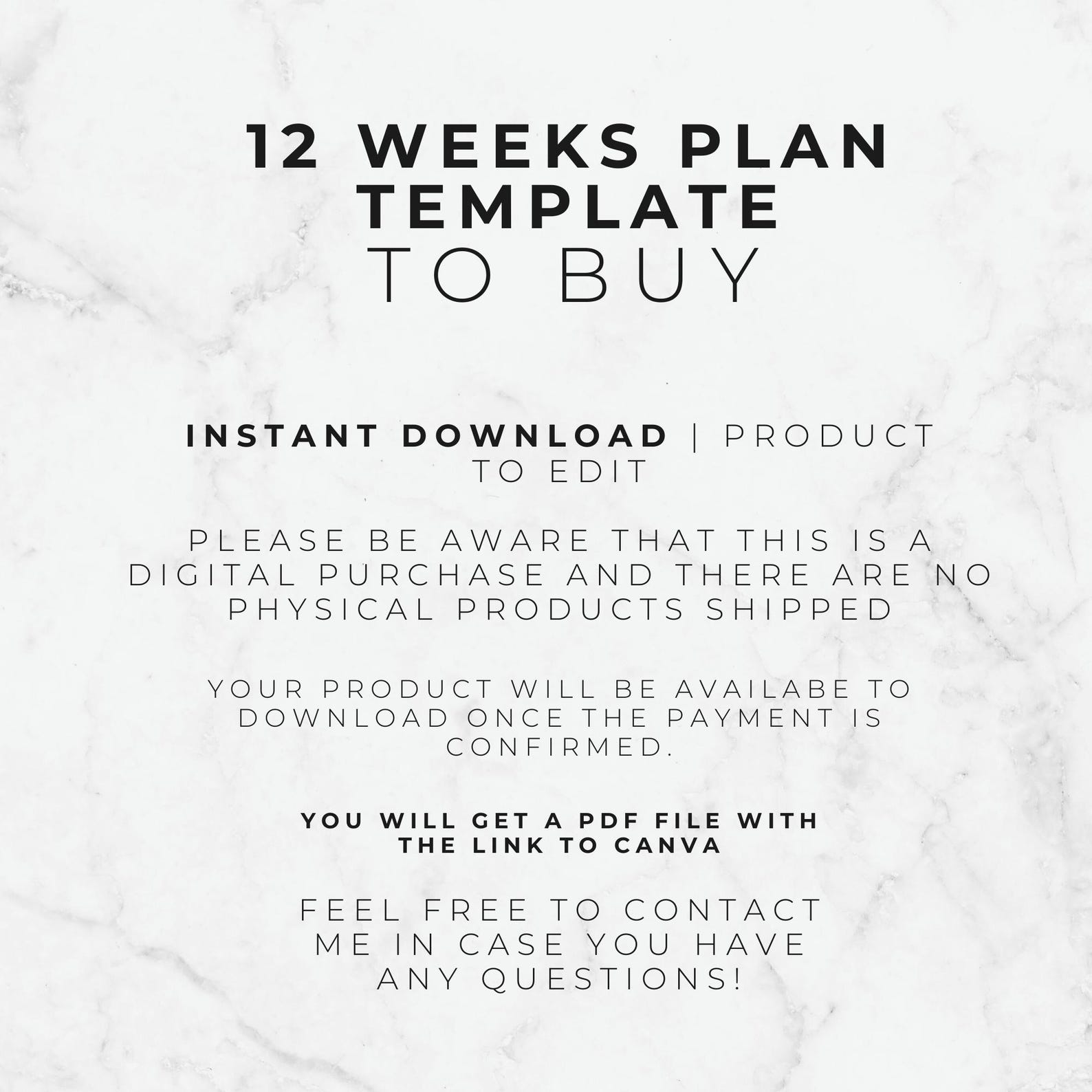 12 Week Year Planner Template | Printable PDF Goal Planner for ...