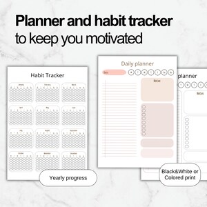 Printable Language Learning Planner, Study Notebook | Vocabulary ...