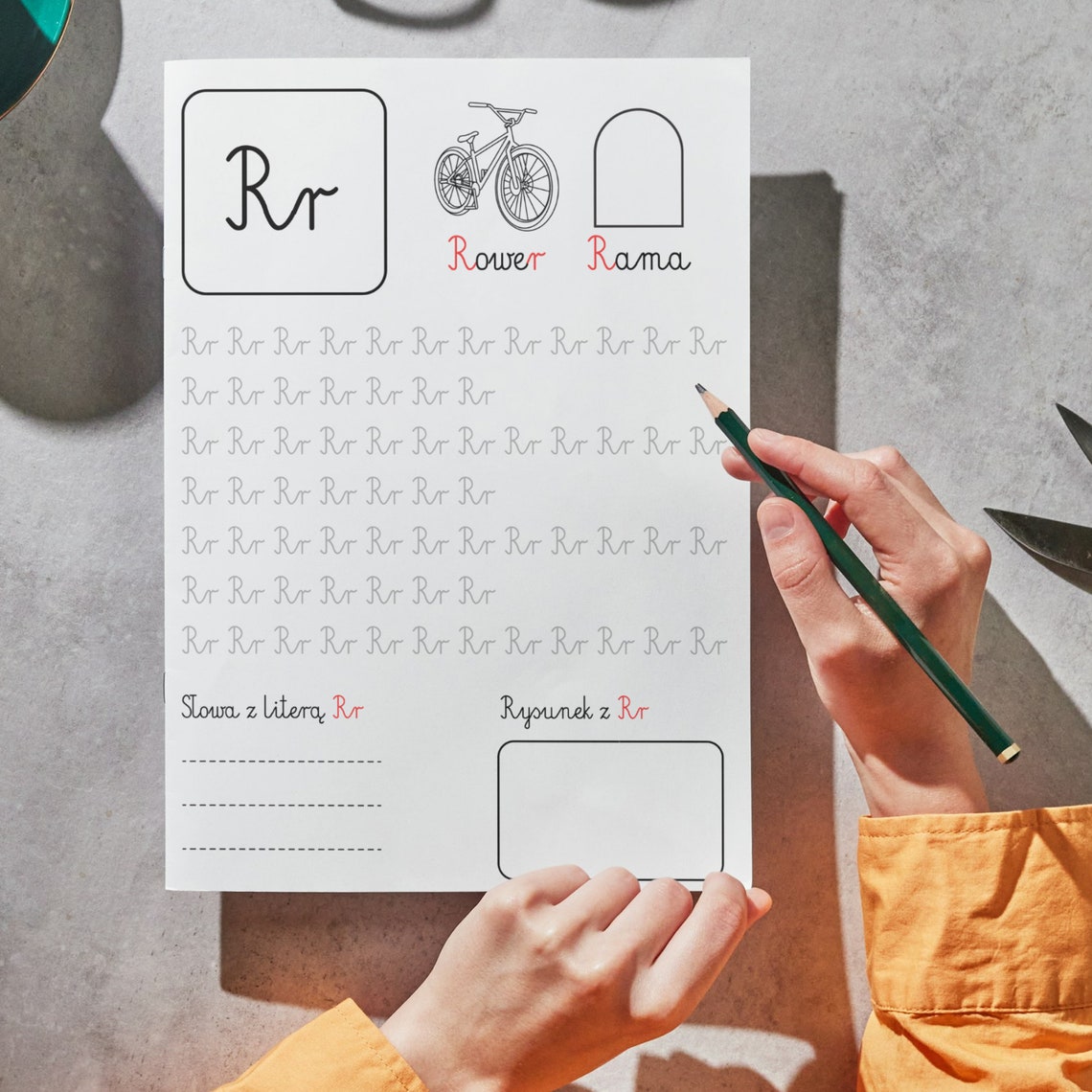 Polish Alphabet Worksheet, Polski Alfabet, Printable PDF, PNG Posters ...