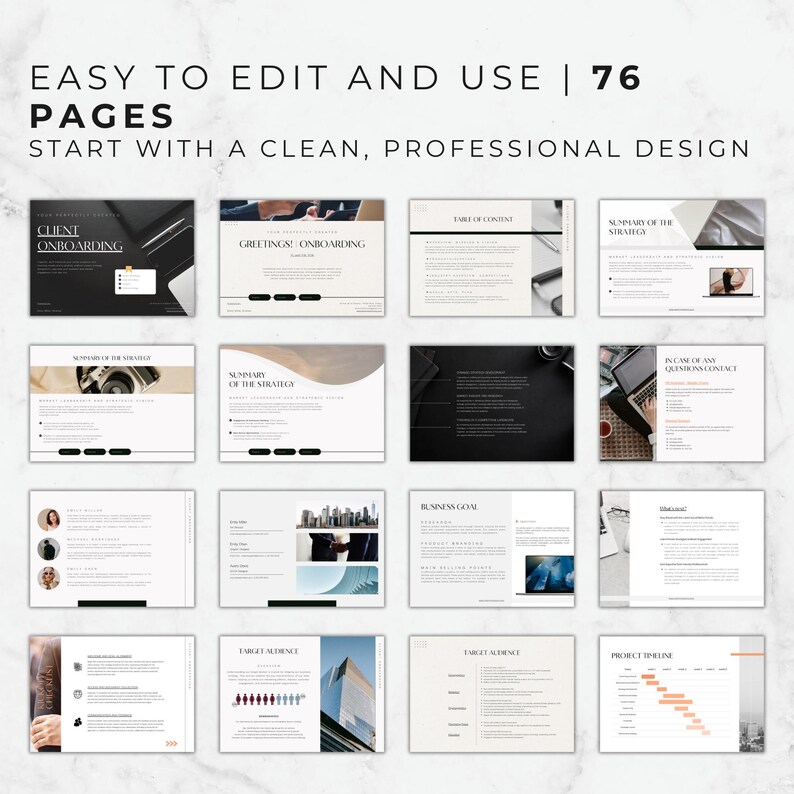 Client Welcome Packet Canva Template Virtual Assistant And Coaching Onboarding Guide Great