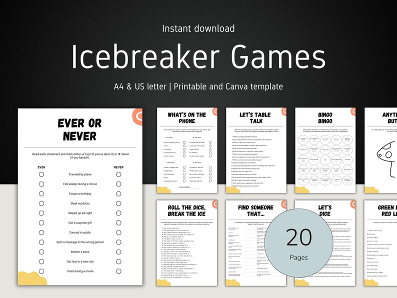 Icebreaker Games for Kids & Adults, Team Activities: Office, Parties ...