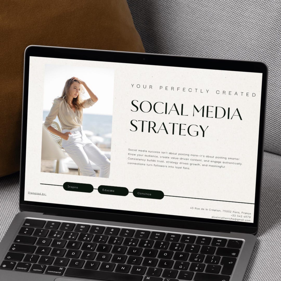 Social Media Strategy Template 2025 Client Proposal Editable Canva ...