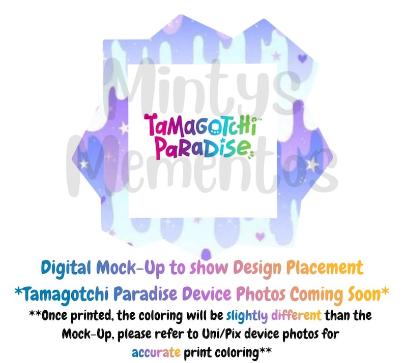 Tamagotchi Paradise, Uni, Pix Faceplate - Cool Drip - Tamagotchi Uni ...