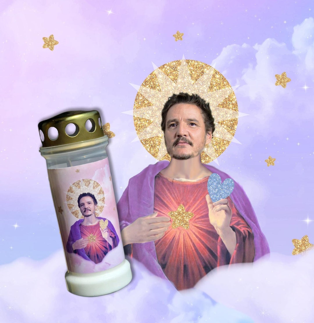 Pedro Pascal Candle Parody Prayer Candle - Etsy