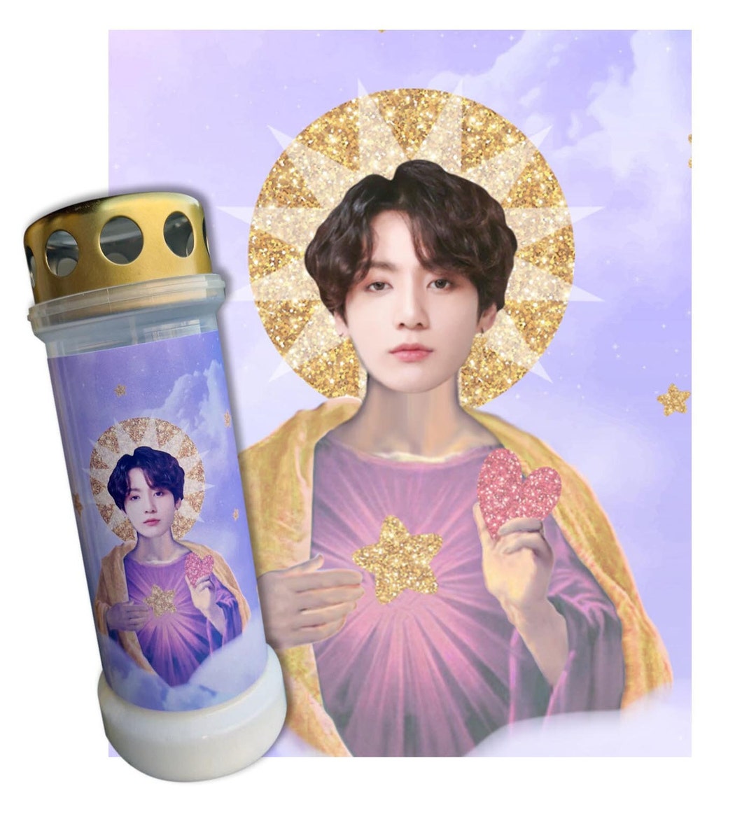 Jungkook BTS Candle Parody Prayer Candle - Etsy UK