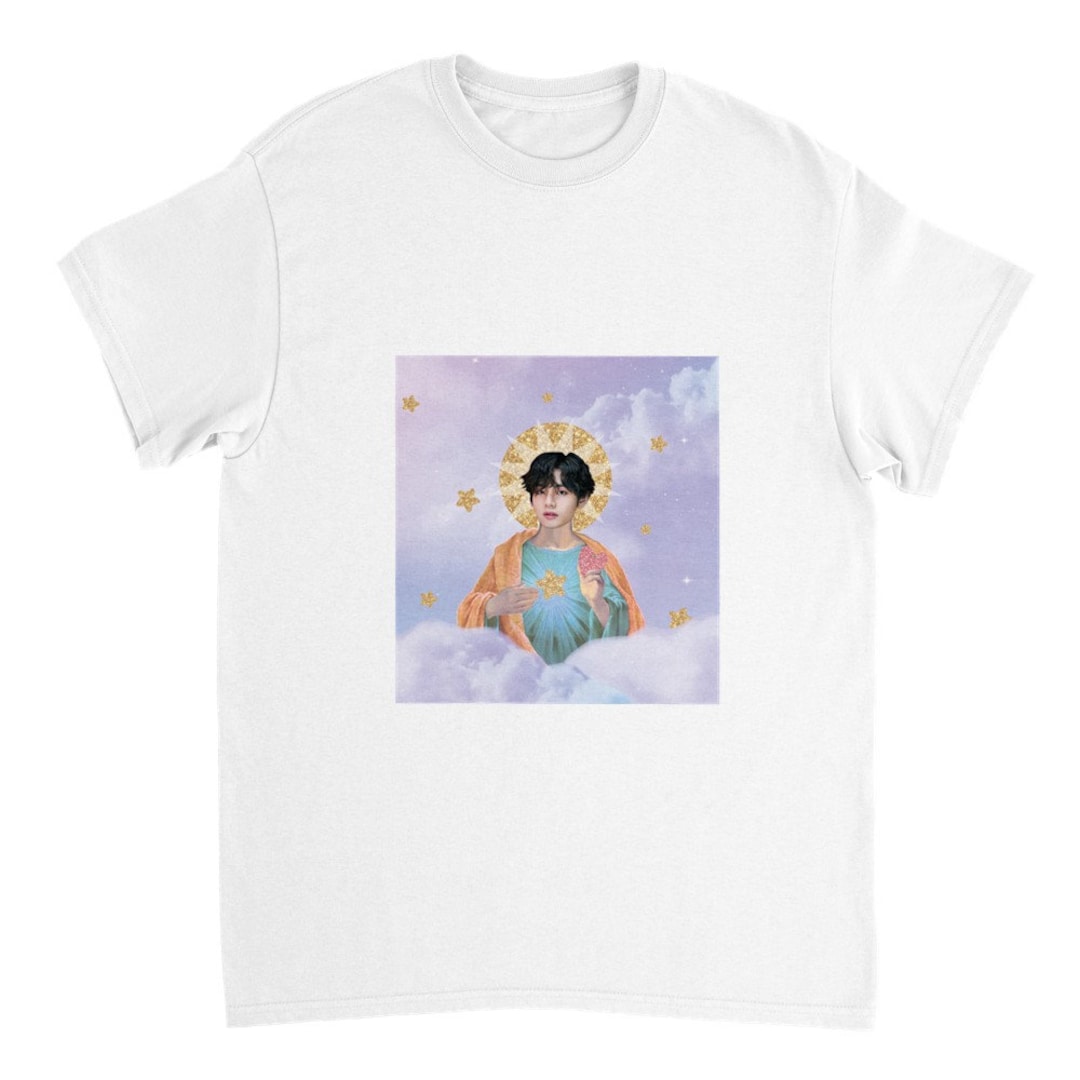 BTS V Taehyung Crew Neck Thick Unisex T-shirt - Etsy