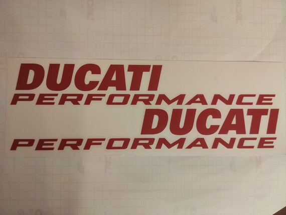 2x Ducati Performance Decals Stickers for Bike - Etsy
