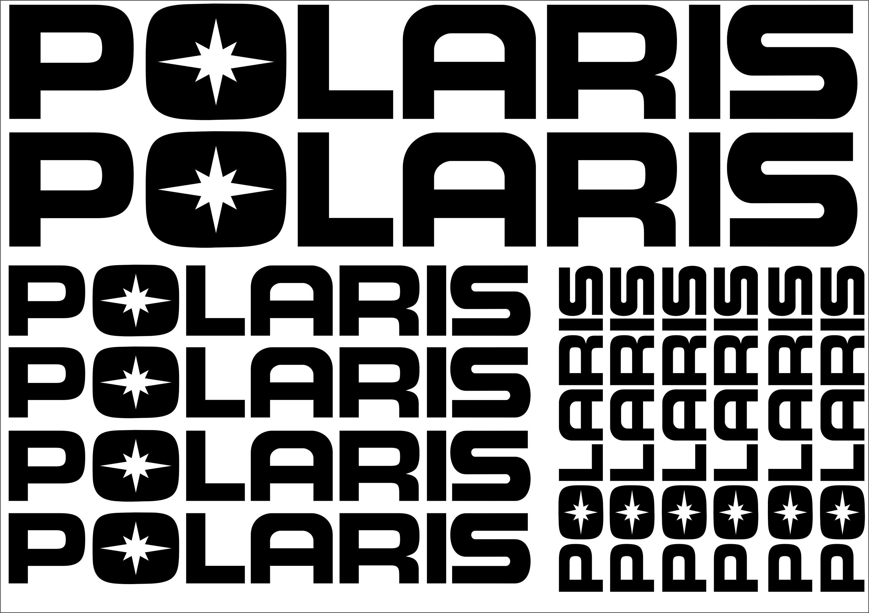 Polaris Snowmobile Decal Kits