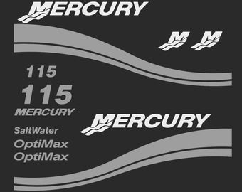 Mercury Optimax Decals - Etsy