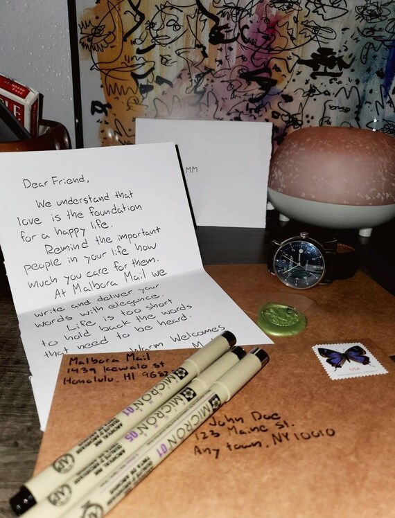 Custom Hand Written Letter | Etsy