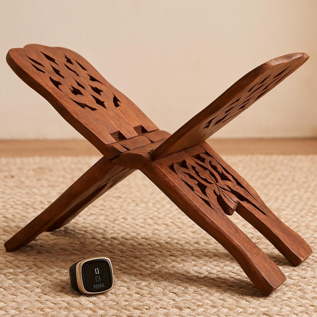 Quran Rehal – Foldable Sheesham Wood Stand | Handmade Indian Book ...