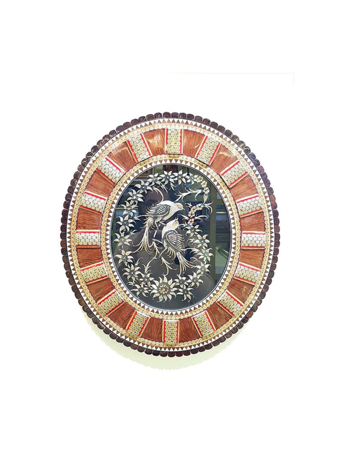 Handcrafted Khatam Art Tableau , Copper Work Art, Handpainted Frame ...