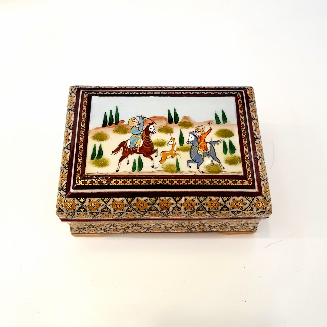 Handmade Khatam Jewelry Box,amazing Handcraft Jewelry Box, - Etsy