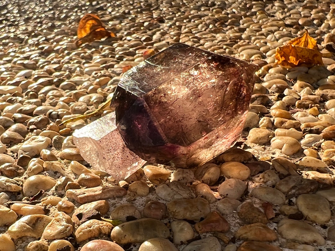 Shangan Amethyst Super Seven Enhydro Scepter Crystal – Moving Bubbles ...