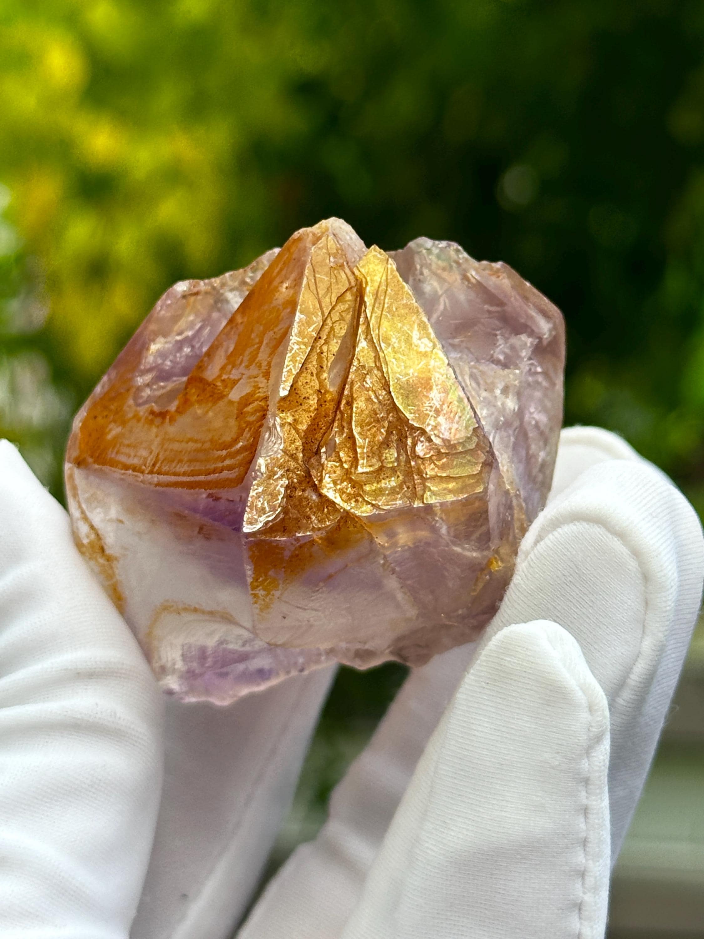 Rarest Skeletal Amethyst, Natural Electroplated Rainbows From ...