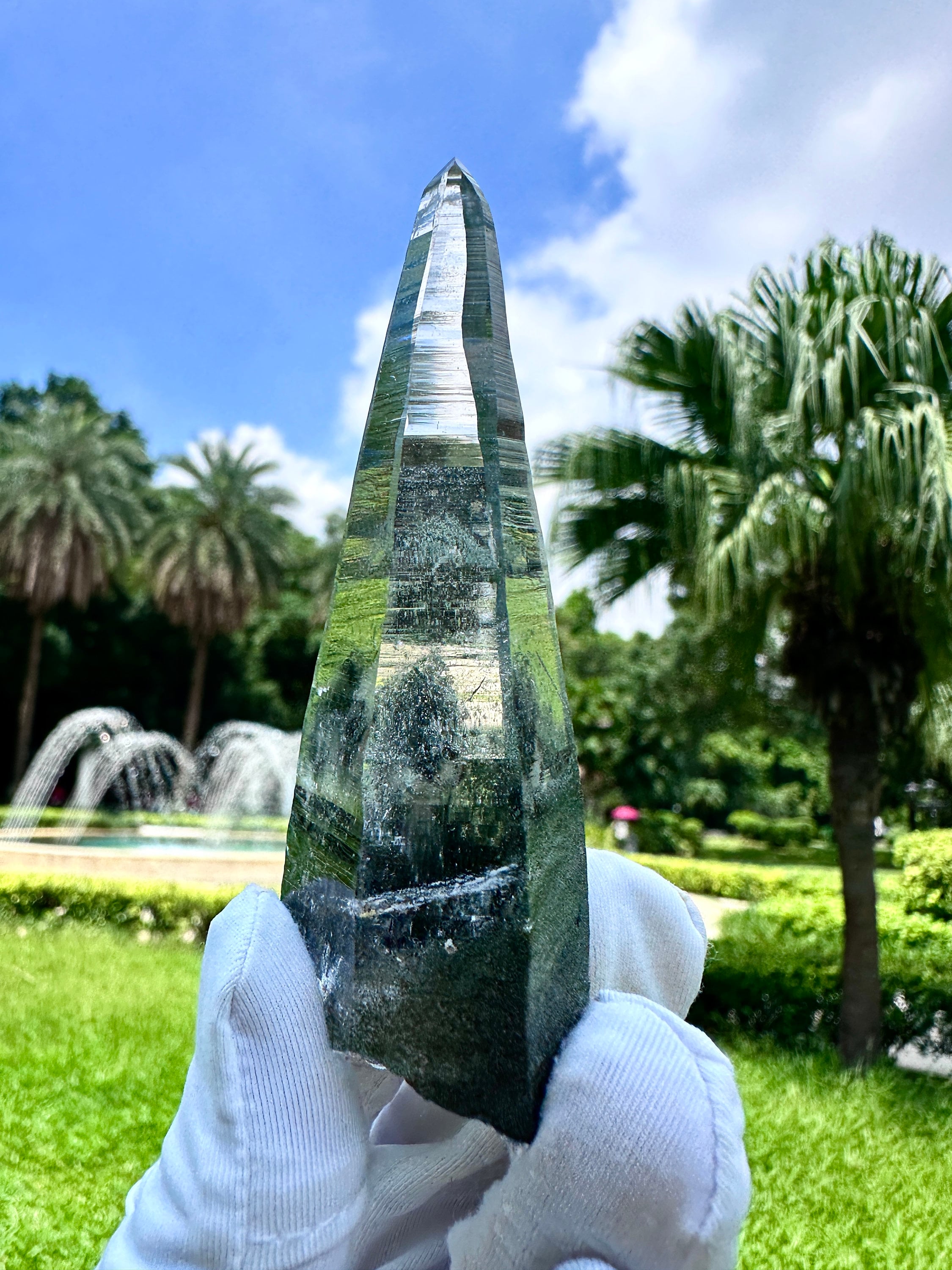 Very Rare Phantom Prasem Quartz Ganesh Himal From Nepal Muzo - Etsy