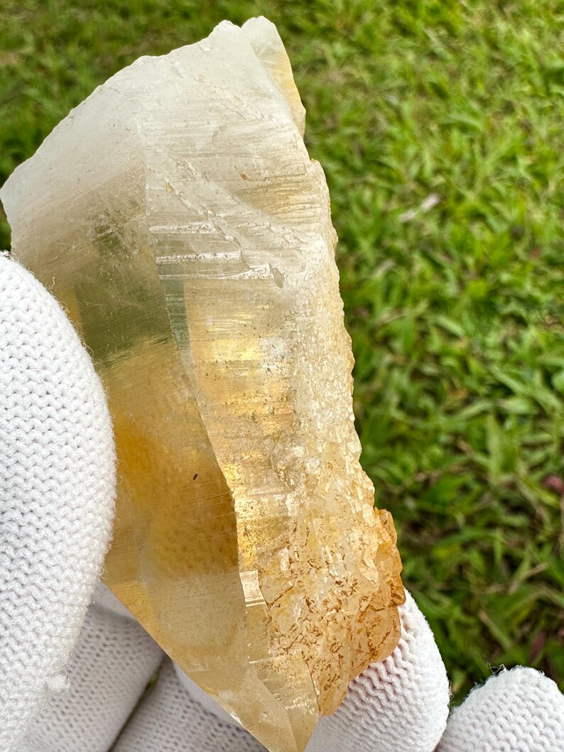 Golden Healer Himalayan Quartz: Tabular Rainbow Crystal, Self-healed ...