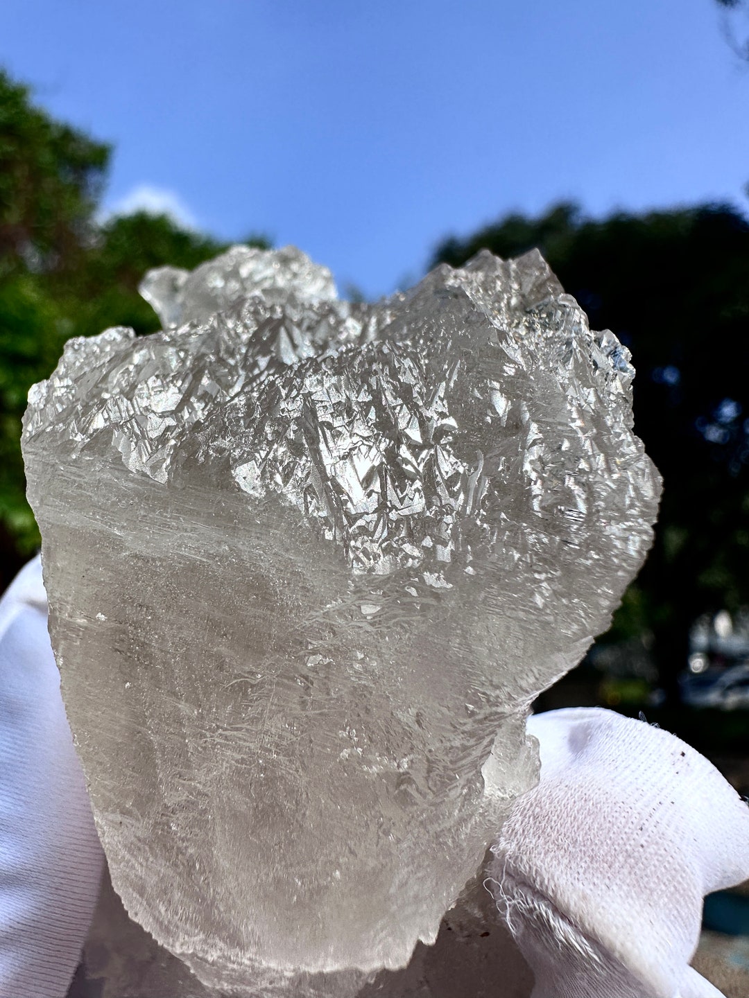 Rare Himalayan Smoky Nirvana Ice Quartz TRIANGLES Record Keeper ...