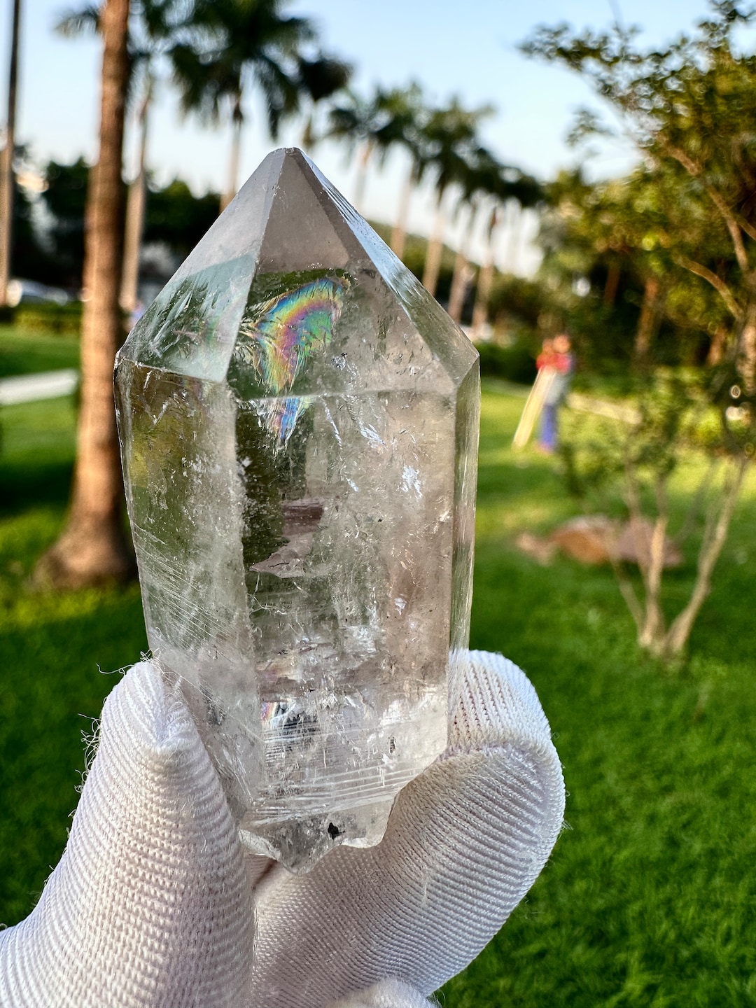 Amazing Rainbow Diamond Smoky Scepter Quartz From Yungui , China. ISIS ...