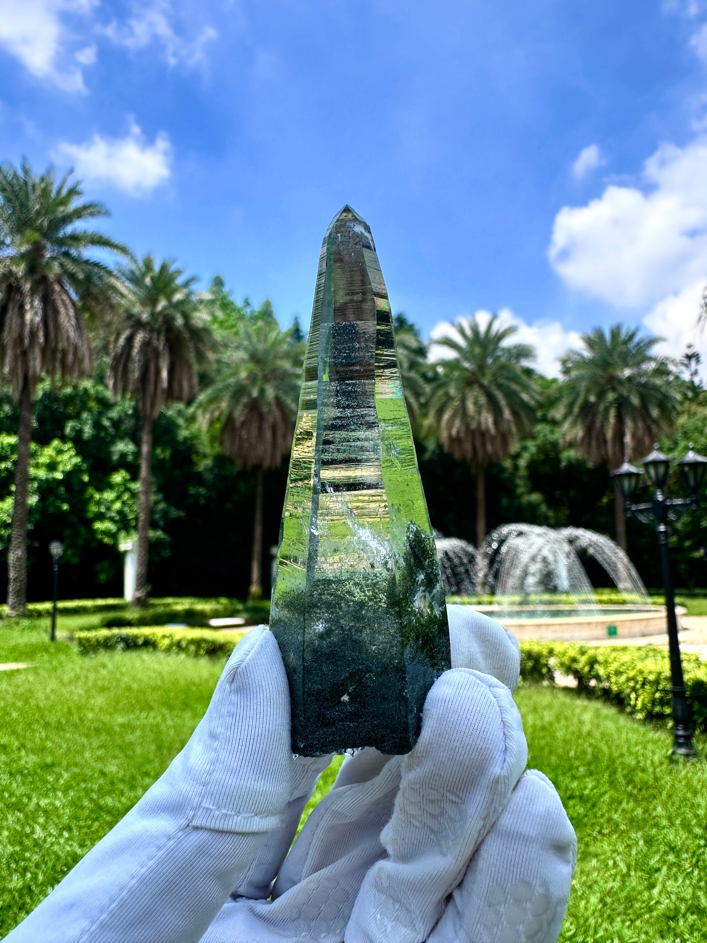 Very Rare Phantom Prasem Quartz Ganesh Himal From Nepal Muzo - Etsy