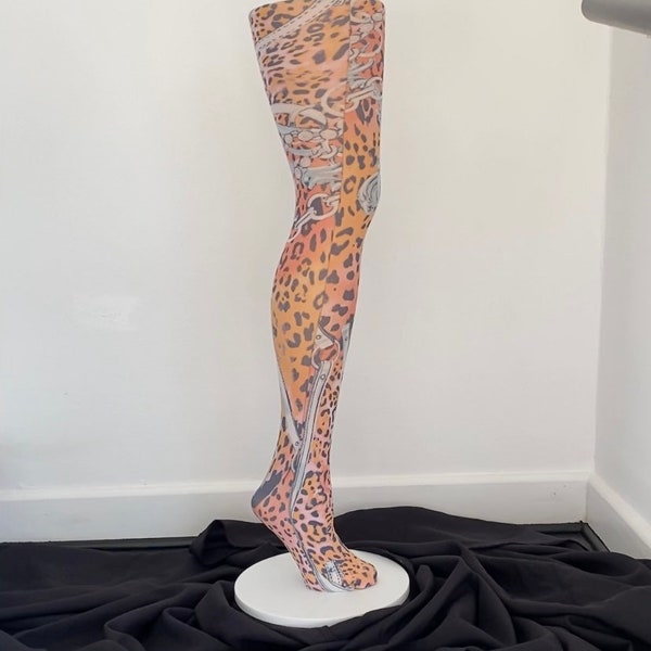 Printed Tights - Etsy