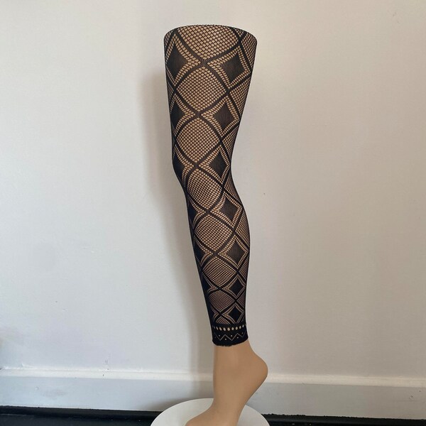 Lace Footless Tights - Etsy