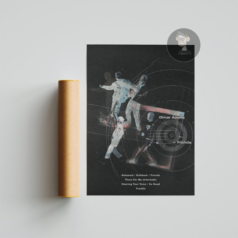 Omar Apollo Friends Album Cover Poster | Etsy