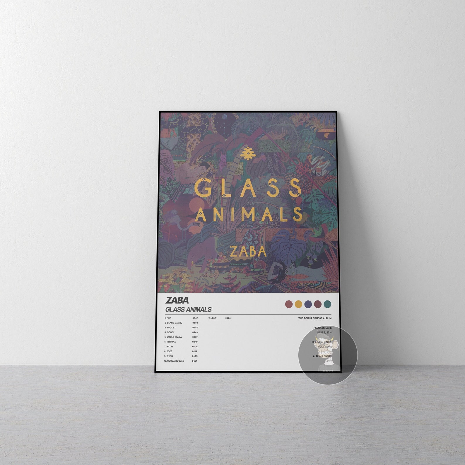 Glass Animals Zaba Album Cover Poster | Etsy