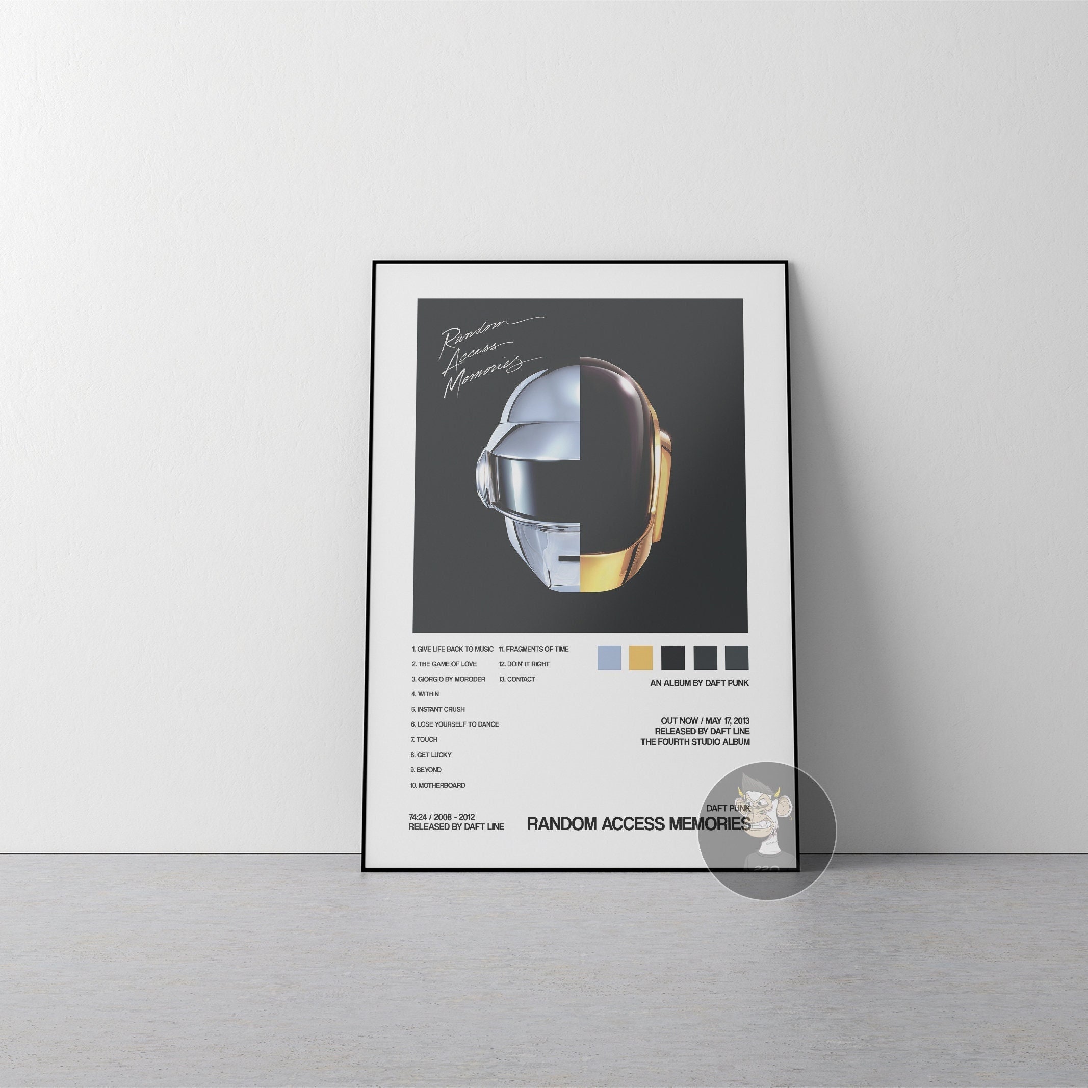 Daft Punk - Random Access Memories - Album Cover Poster - Create Your ...